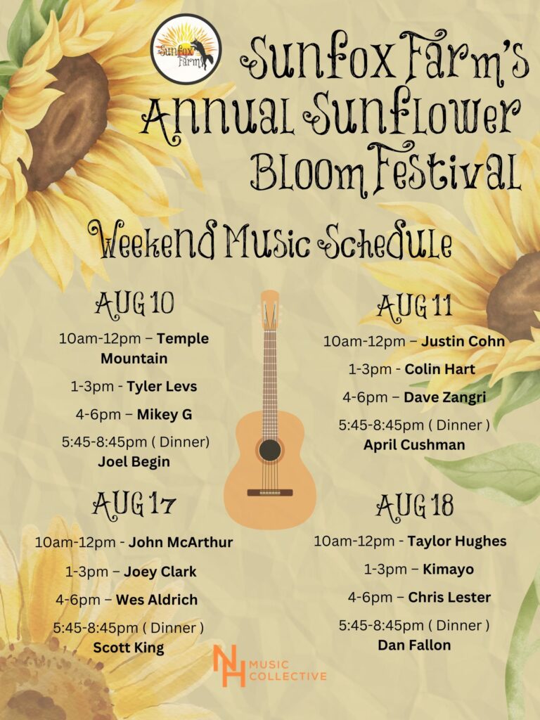 6th Annual Sunflower Festival at Sunfox Farm in Concord ...